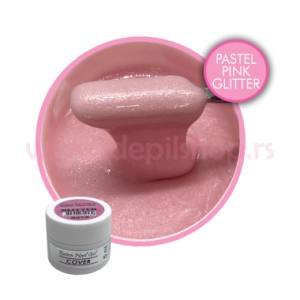 ENG PASTEL PINK GEL CROSS GLITTER 5ml