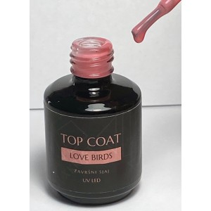 LUX KRAFT 1457 Top finish gel u boji bez lepljivog sloja – LOVE BIRDS 15 ml