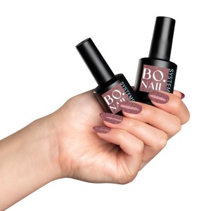 BO NAILS Gel lak za nokte 004 "Fire" Crveni - 7 ml