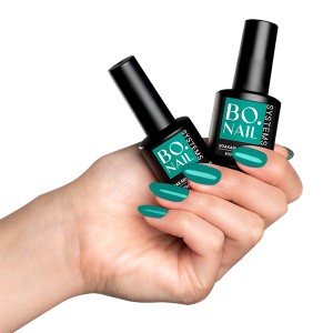 BO NAILS Gel lak za nokte 096 "Turqueen" Tirkizni - 7 ml