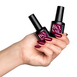 BO NAILS Gel lak za nokte 012 "Burgundy" Bordo - 7 ml