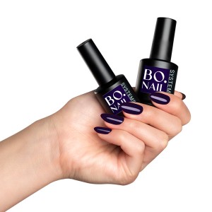 BO NAILS Gel lak za nokte 013 "Aubergine" Ljubičasti - 7 ml