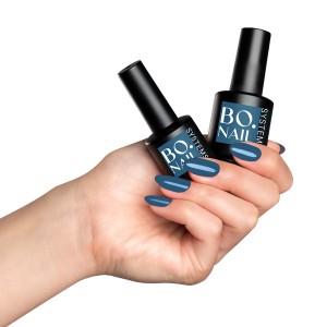 BO NAILS Gel lak za nokte 030 "Pigeon Blue" Plavi - 7 ml