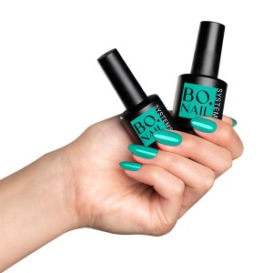 BO NAILS Gel lak za nokte 064 "Jungle" Tirkizni - 7 ml