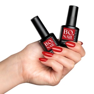 BO NAILS Gel lak za nokte 080 "Hot Shot" Crveni - 7 ml