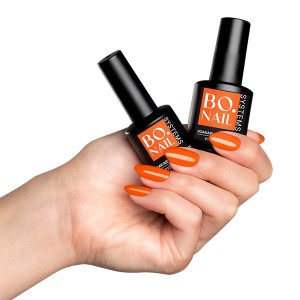 BO NAILS Gel lak za nokte 108 "Fired Up" Narandžasti - 7 ml