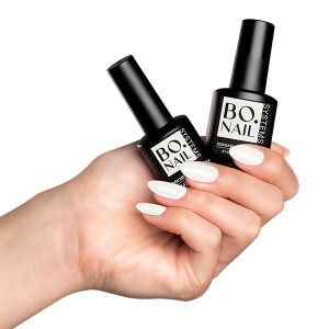 BO NAILS Gel lak za nokte 142 "El Naturel" Beli - 7 ml