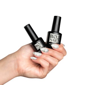 BO NAILS Gel lak za nokte 166 "Puffin" Beli - 7 ml