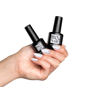 BO NAILS Gel lak za nokte 168 "Starling" Beli - 7 ml