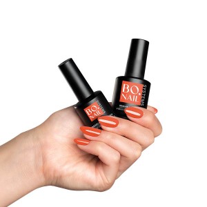 BO NAILS Gel lak za nokte 182 "Electric Orange" Narandžasti - 7 ml