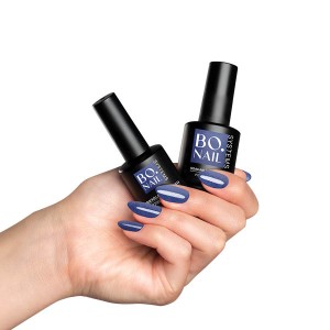 BO NAILS Gel lak za nokte 206 "Tru Blue" Plavi - 7 ml