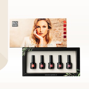 BO NAILS Set gel lakova za nokte BO Nails Get Red-Dy - 5 x 7 ml