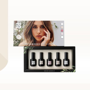 BO Nails Set gradivnih baza za nokte - 5 x 15 ml