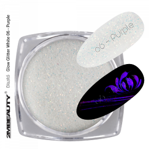 2M BEAUTY GLOW GLITTER WHITE 06 - PURPLE