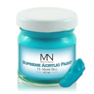 MYSTIC NAILS Supreme Akrilna boja - no.13. Mare Blu - 40 ml