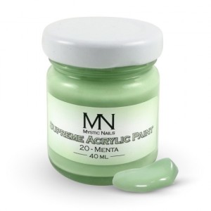 MYSTIC NAILS Supreme Akrilna boja - no.20. Menta - 40ml