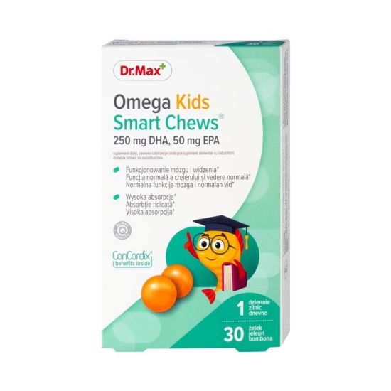 Dr. Max Omega Kids Smart Chews 30 bombona