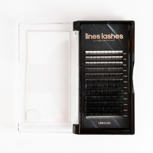 LINES LASHES Svilene trepavice 0.07 MIX