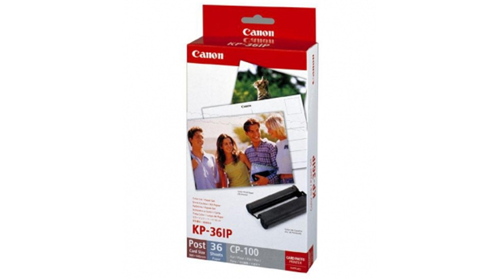 Canon KP-36IP Color Ink/Photo Paper Set x36 Sheets for SELPHY CP1300, CP1500