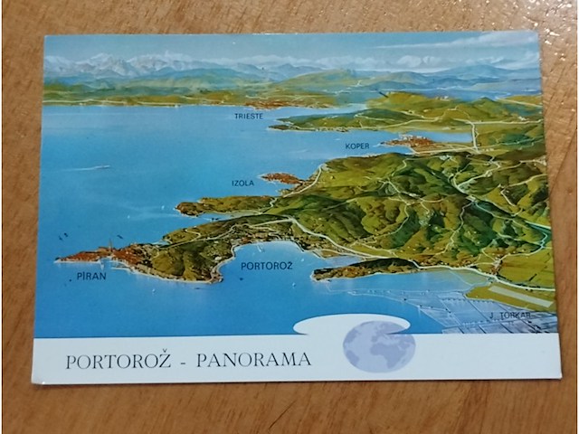 Portorož - Panorama - Slovenija - Putovala 1971.g -