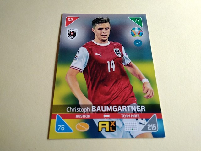 EURO 2020 Kick Off AXL - Base cards Br. 17