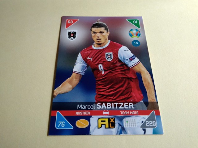 EURO 2020 Kick Off AXL - Base cards Br. 15