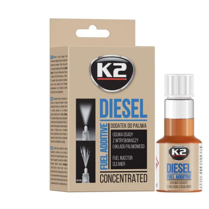 K2 DIESEL – ČISTAČ DIZNI DIZEL MOTORA 50ML