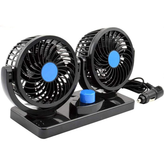 VENTILATOR ZA AUTO DUPLI 12V