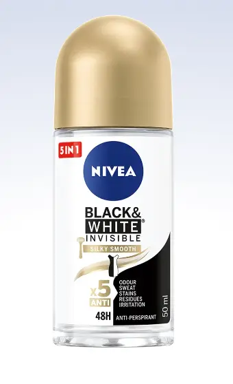 NIVEA Stik za žene Black & White Silky Smooth 50ml