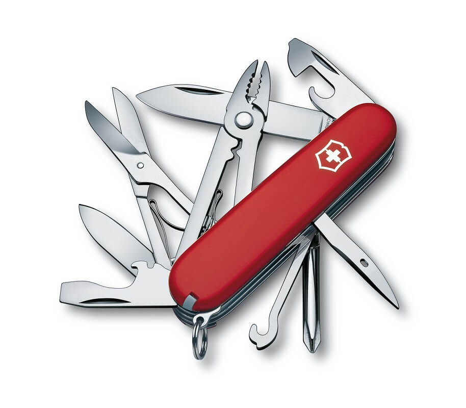 Nož VICTORINOX DELUXE TINKER 91MM CRVENI