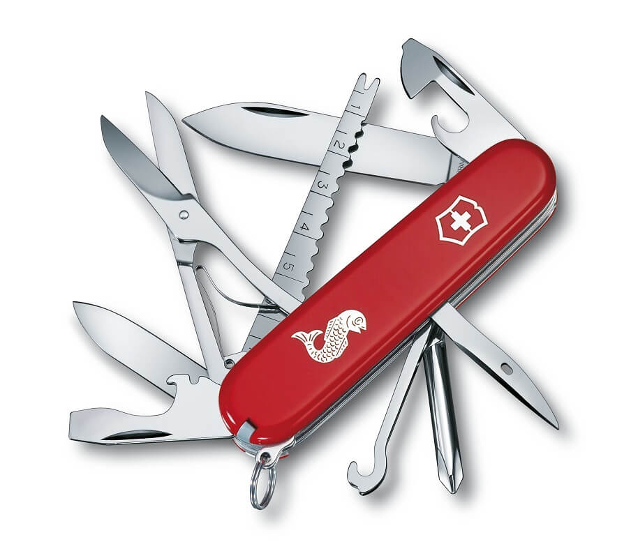 Nož VICTORINOX FISHERMAN 91MM CRVENI