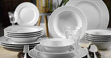 Servis za ručavanje KUTAHYA EKOSE Y PORCELANSKI SET BELI 18 DELOVA