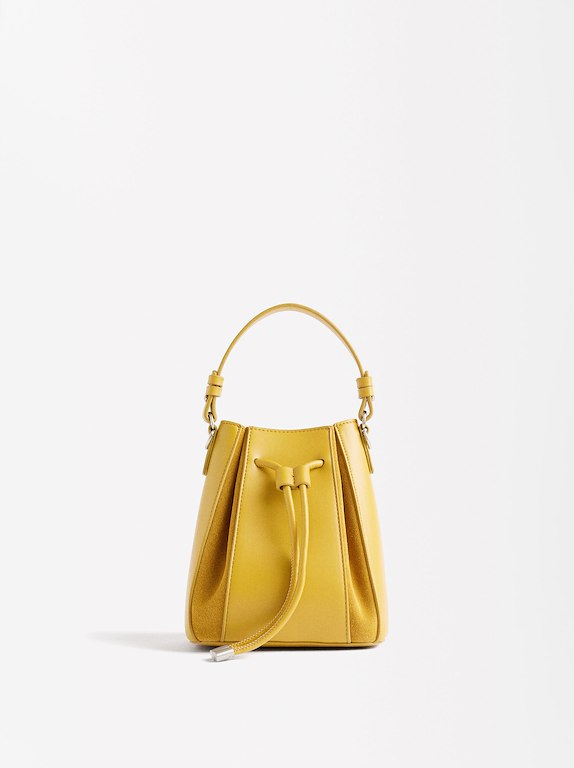 Bucket Bag With Leather