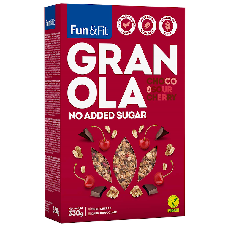 Granola coko visnja 330g