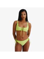 Lycra bikini set with lattice detailing