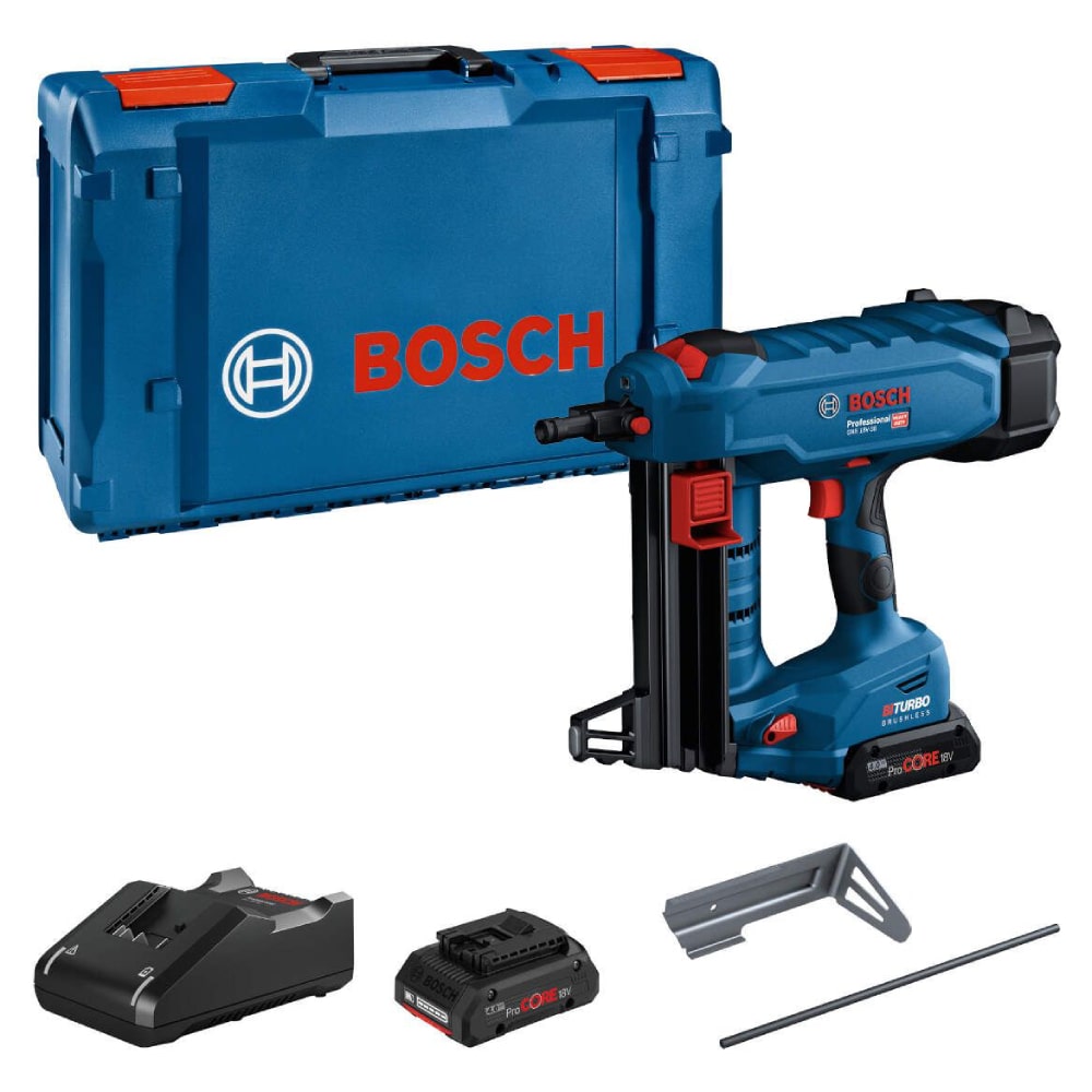 BOSCH 06019L7002 GNB 18V-38 Akumulatorski pištolj za zabijanje eksera u betonu; 2 x 4.0 Ah ProCORE