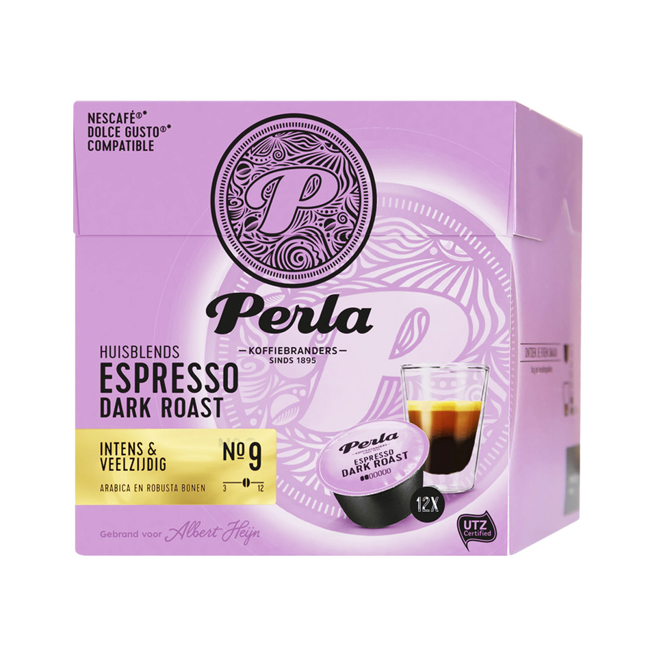 Kafa DG Espr.Dark roast Perla UTZ 12caps