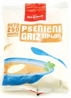 GRIZ PŠENIČNI TIP-400 AROMA 250G
GRIZ PŠENIČNI TIP-400 AROMA 250G