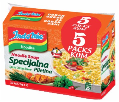 NUDLE UKUS SPECIJALNE PILETINE INDOMIE 375G 5/1
NUDLE UKUS SPECIJALNE PILETINE INDOMIE 375G 5/1