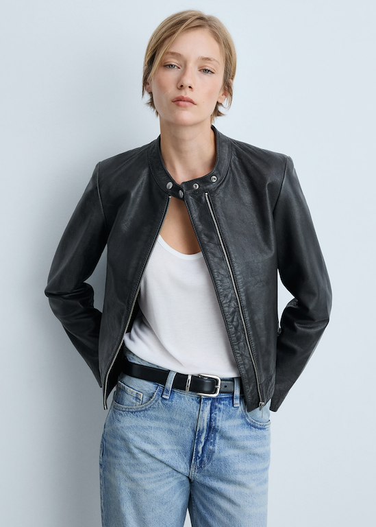 100% leather jacket