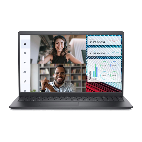 Laptop Dell VOSTRO 3520 NOT23945, 15.6'', 1920 x 1080 Full HD, 120 Hz, Anti-glare, Intel Core i3-1215U 6-Core do 4.4 GHz, Integrisana Intel UHD Graphics, 16 GB RAM DDR4, 512 GB SSD