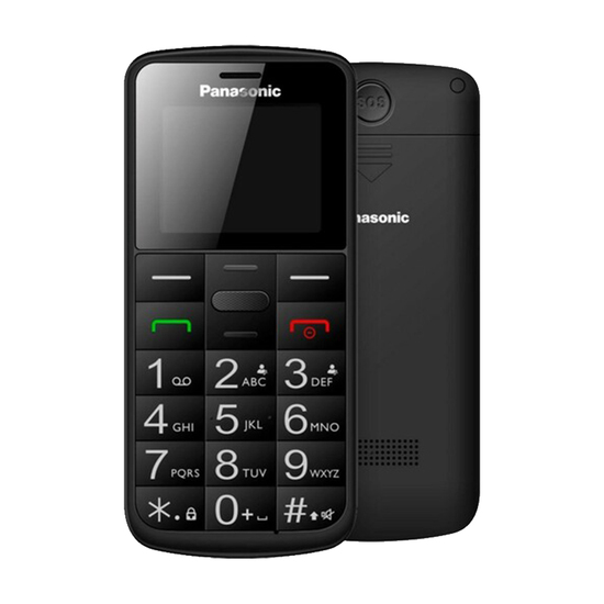 Mobilni telefon Panasonic KX-TU110EXB, Dual sim, 2G, Crna