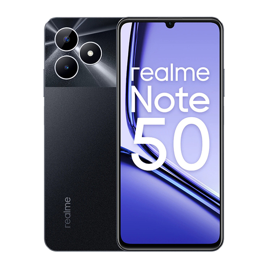 Mobilni telefon Realme NOTE 50 RMX3834, Crna, Dual Sim, 4G, Octa Core, Mali-G57, 4 GB RAM, 128 GB, 13.0+0.08 / 5.0 Mpix, Android 13