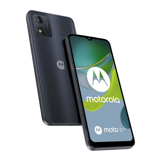 Mobilni telefon Motorola E13 XT2345-3 RS_CB, Dual Sim, 4G, Crna, 6.6'', 720 x 1060 px, Unisoc T606 Octa Core, PowerVR GE8320, 2 GB RAM, 64 GB, 13.0 / 5.0 Mpix