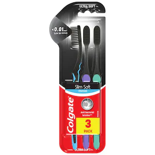 Cetkica Colgate Slim Soft Charcoal 3/1