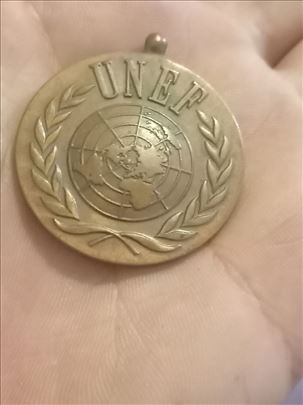 Medalja, UNEF i UN, misija na Sinaju bez lente