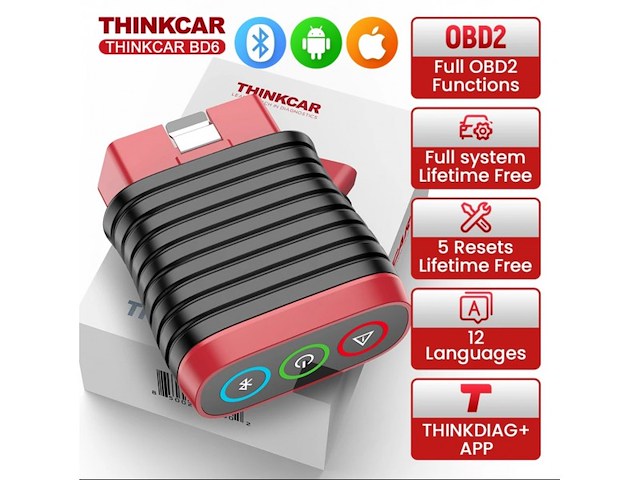 THINKCAR BD6 Bluetooth OBD2 Auto Dijagnostika