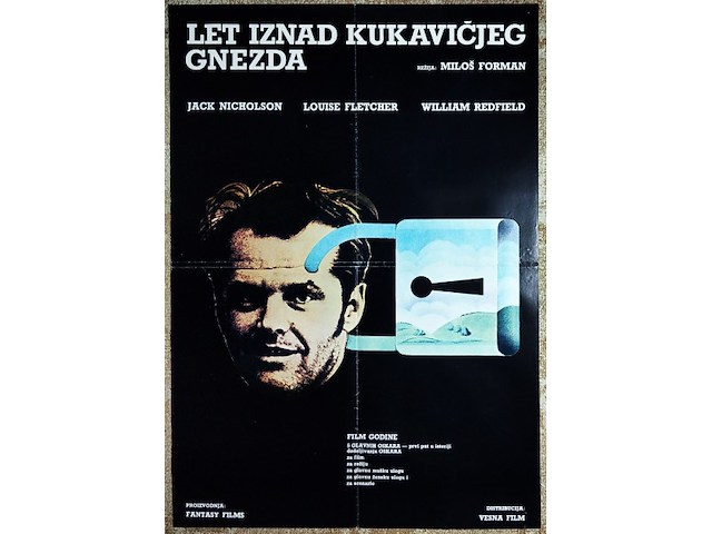 LET IZNAD KUKAVIČJEG GNEZDA (1975) Forman PLAKAT