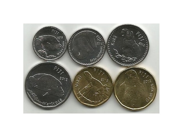 Fiji 2012. Set kovanica UNC