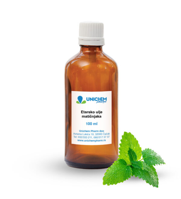 Etarsko ulje matičnjaka – Melissa (lemon balm) essential oil